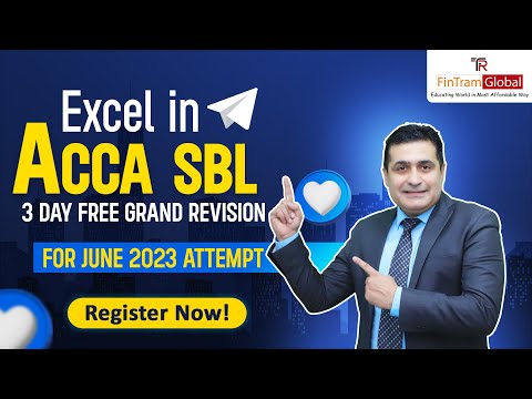 🔴 ACCA SBL | ACCA SBL Grand Revision | ACCA SBL Fast Track Course -Register Now!