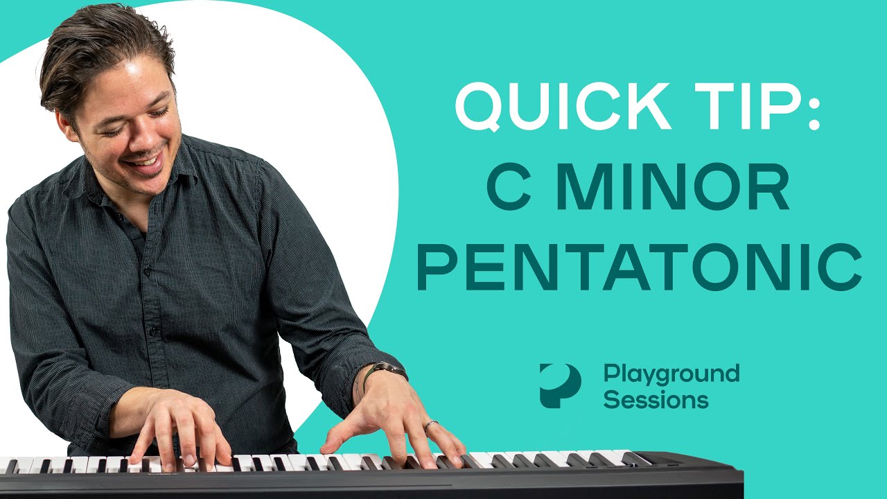 Quick Tip: C Minor Pentatonic Jam on the piano -- Playground Sessions