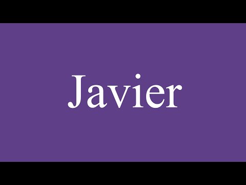 How To Pronounce ''Javier'' Correctly in Spanish
