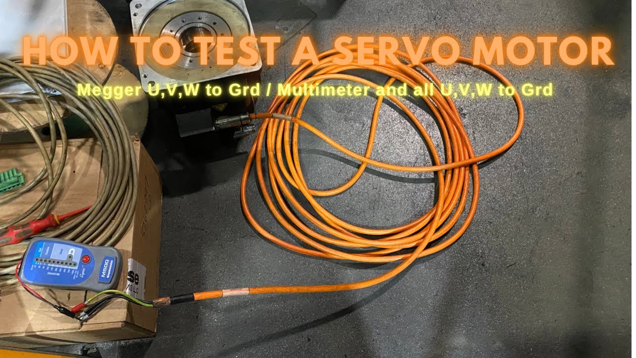 How to Test a Servo Motor | DMM or Megger