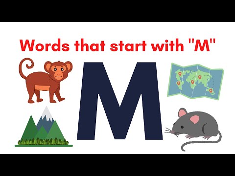 Words That Start with M for Kids