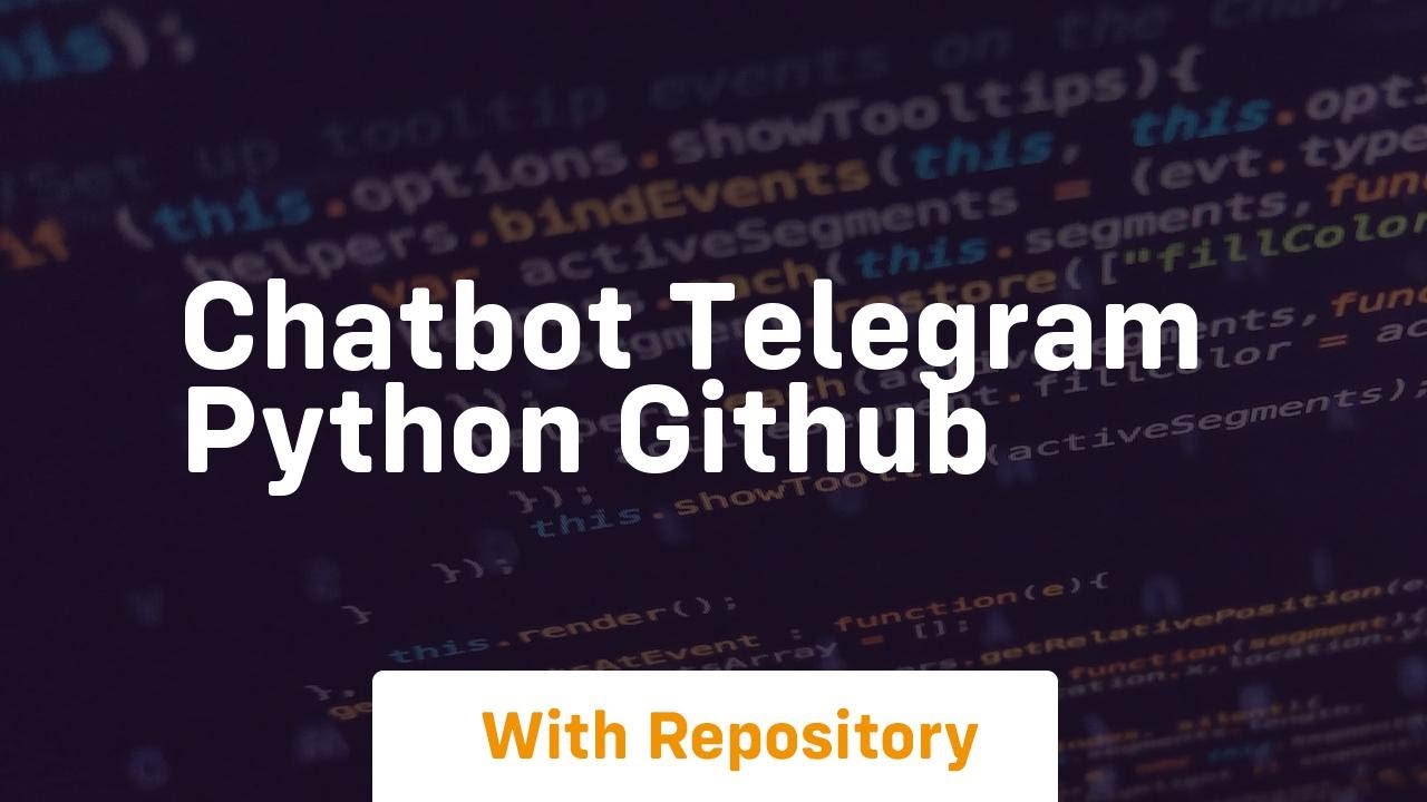 chatbot telegram python github