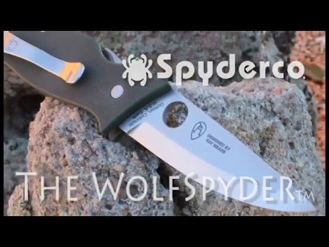 See the Spyderco Ray Mears WolfSpyder Knife in Production | The Ray ...