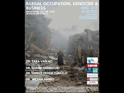 Illegal Occupation, Genocide, and Business – INTERNATIONALIST 360°