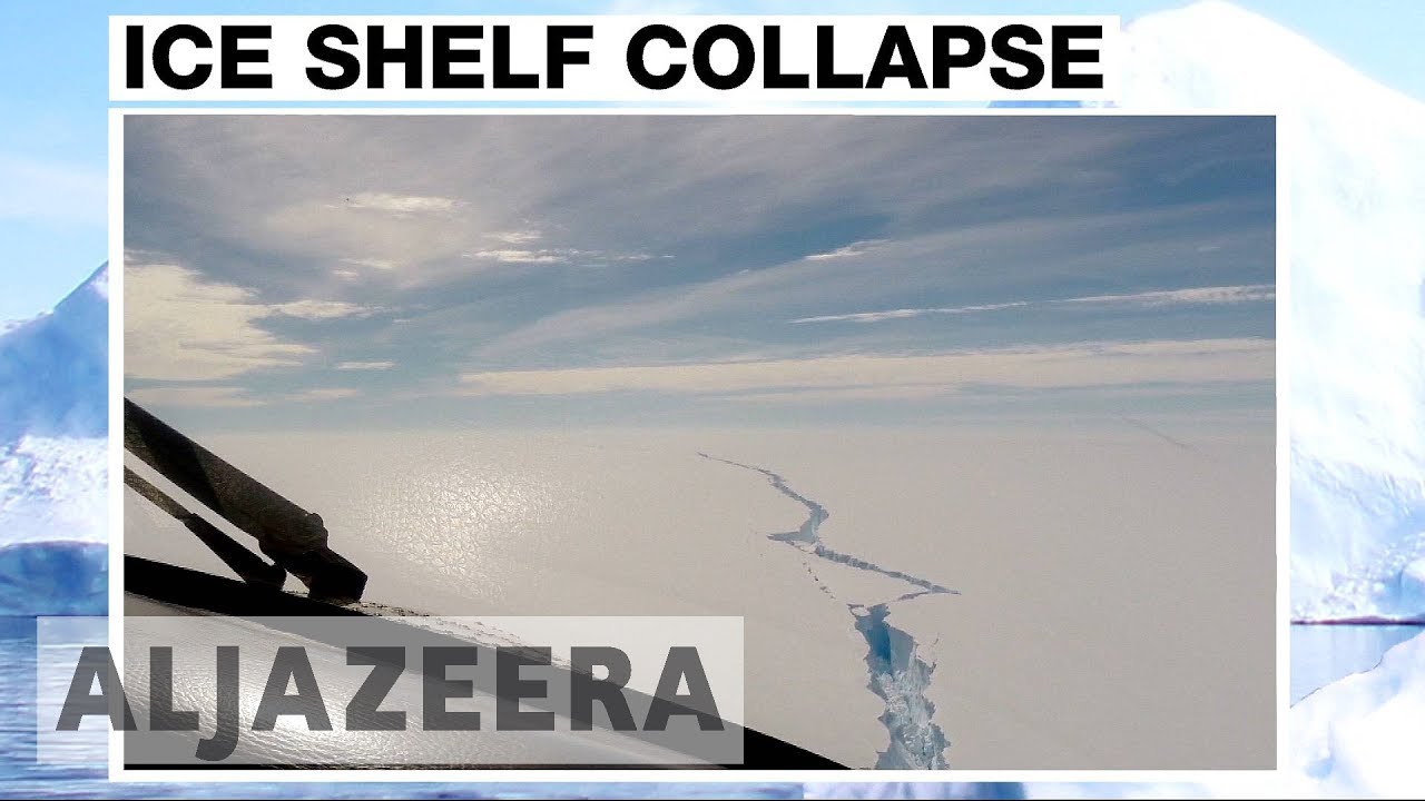 Giant Iceberg breaks off from Antarctic ice shelf