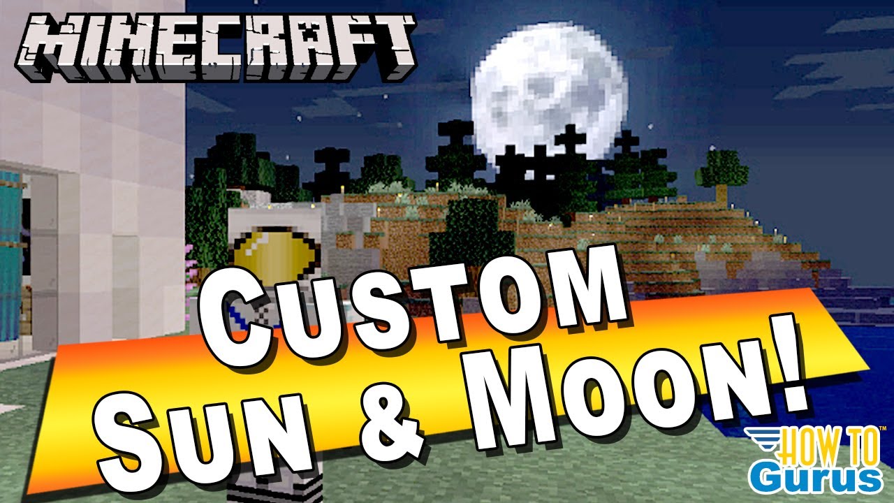 How You Can Make a Custom Minecraft Resource Pack to Change the Sun and Moon