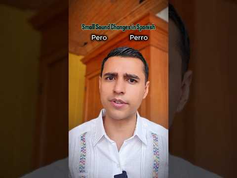 Small changes in sound can be big changes in meaning when you're speaking Spanish.