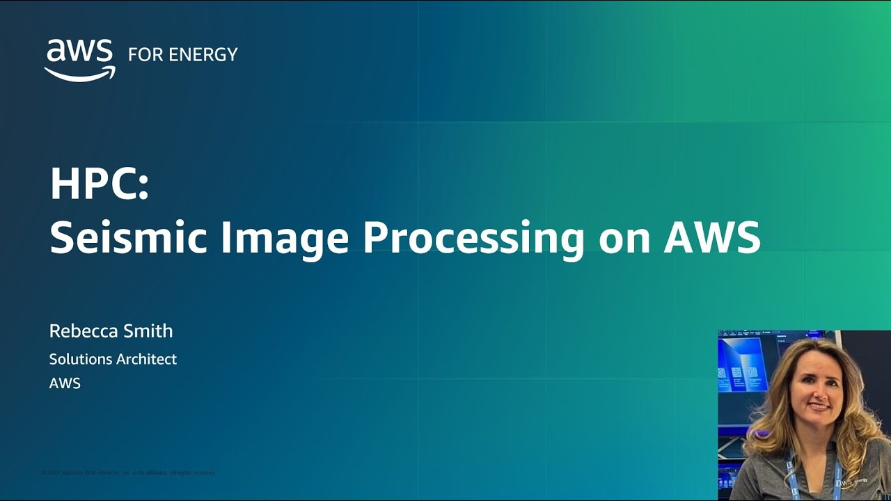 Seismic Image Processing on AWS