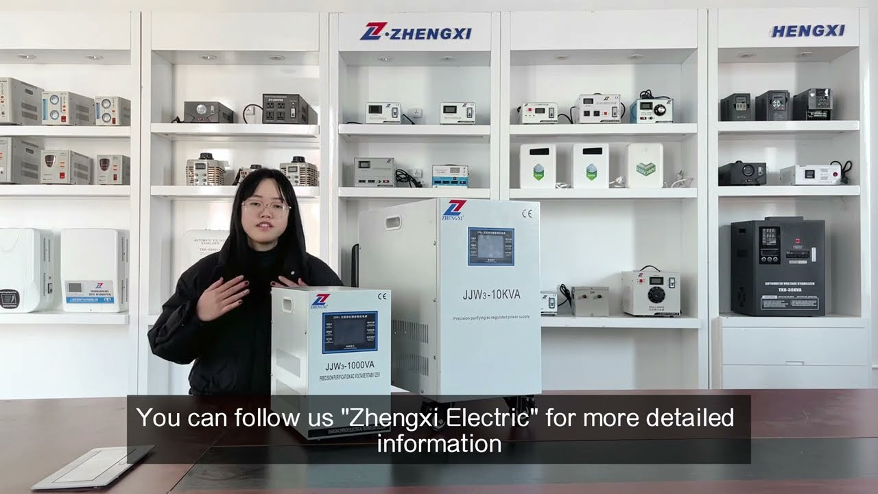 ZHENGXI JJW3 Single Phase High Precision Automatic Voltage Regulator Stabilizer
