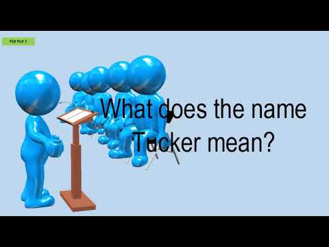 What Does The Name Tucker Mean?