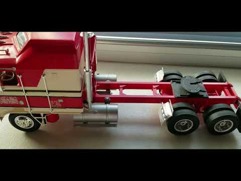 AMT Kenworth Aerodyne Cabover 1/25 scale plastic model kit frame length reduction