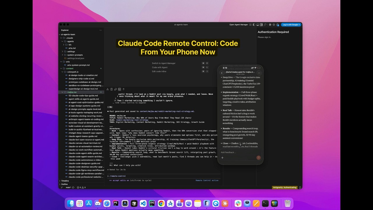 Claude Code Remote Control: Code From Your Phone (Setup, Workflows, tmux)
