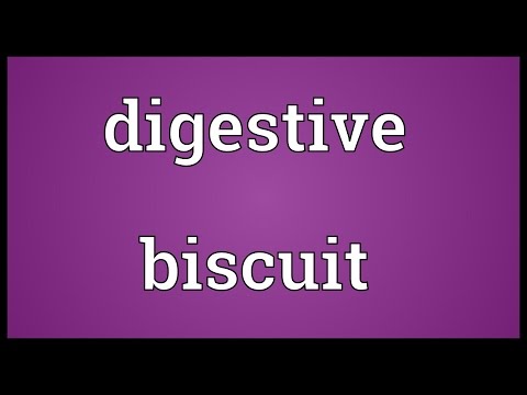 Digestive biscuit Meaning