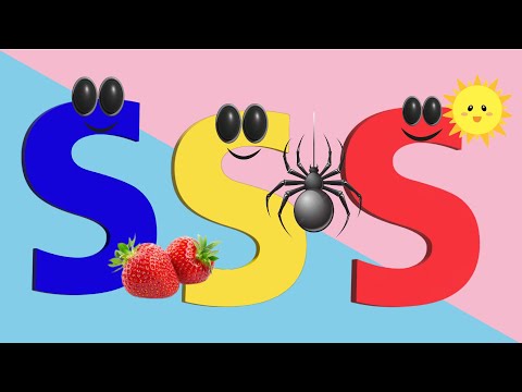 Words That Start with S Words That Start with Letter S for Toddlers Kids Learning Videos