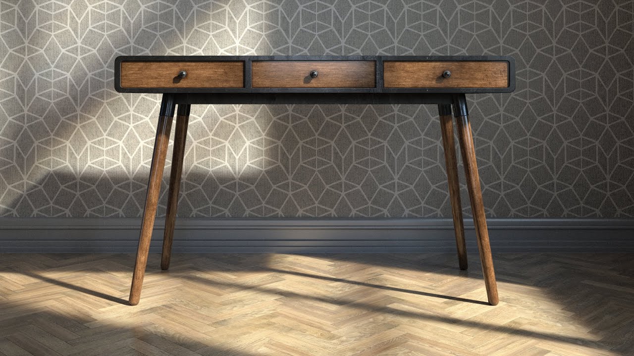 Edelvoice Desk - 3D Model Turntable
