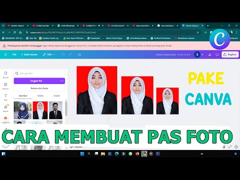 Cara membuat pas foto di canva | ukuran 2x3 3x4 dan 4x6