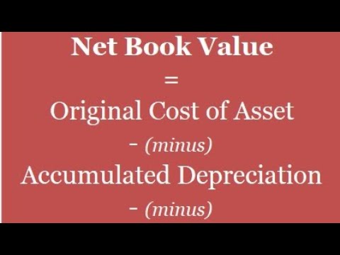 HOW TO CALCULATE NET BOOK VALUE ?