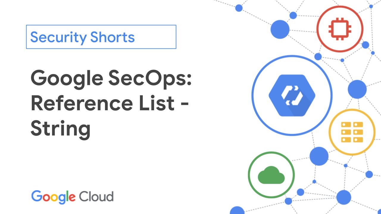Google SecOps: Reference List - String