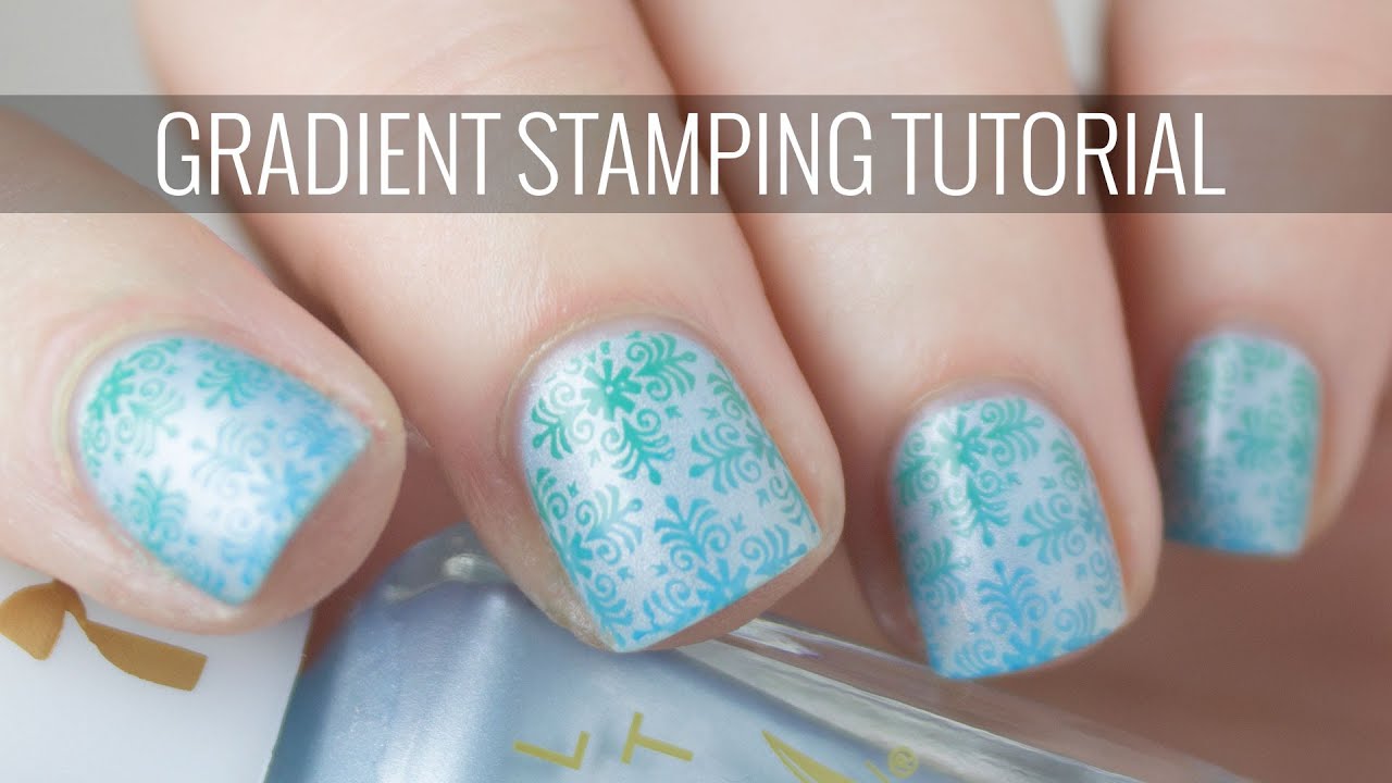 Gradient Stamping Tutorial | Easy Nail Art | The Nailasaurus