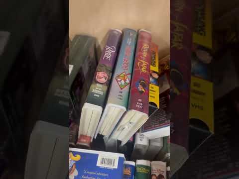 VHS @ Goodwill 99 cents each🤩 #vhs #movies #disney