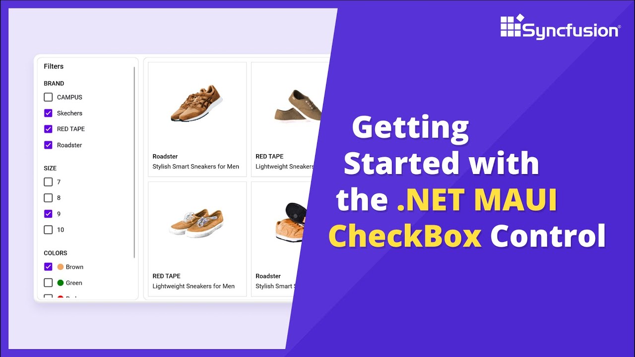 Getting Started with the .NET MAUI CheckBox Control