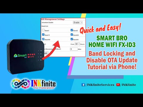 Smart Bro Home WiFi FX-ID3 Band Locking and Disable OTA Update Tutorial via Phone 2025 | INKfinite