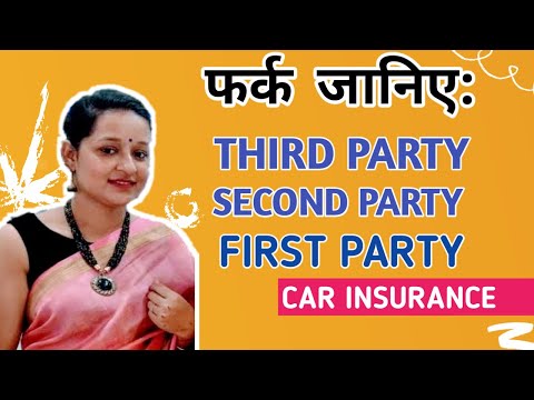 What is third party, first party and comprehensive car insurance| [Hindi]