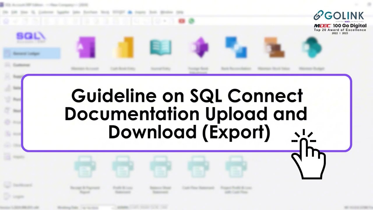 SQL Account | SQL Connect Documentation Upload and Download