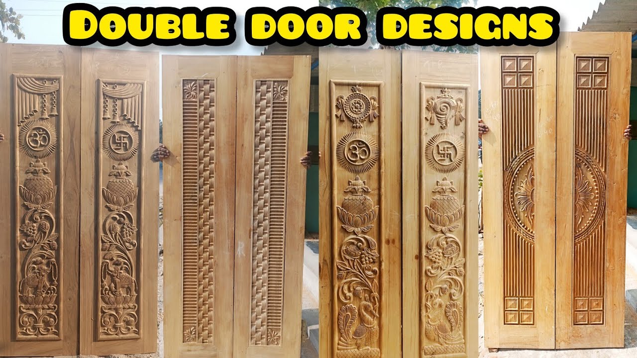 Double door designs/fancy double door/cnc design working