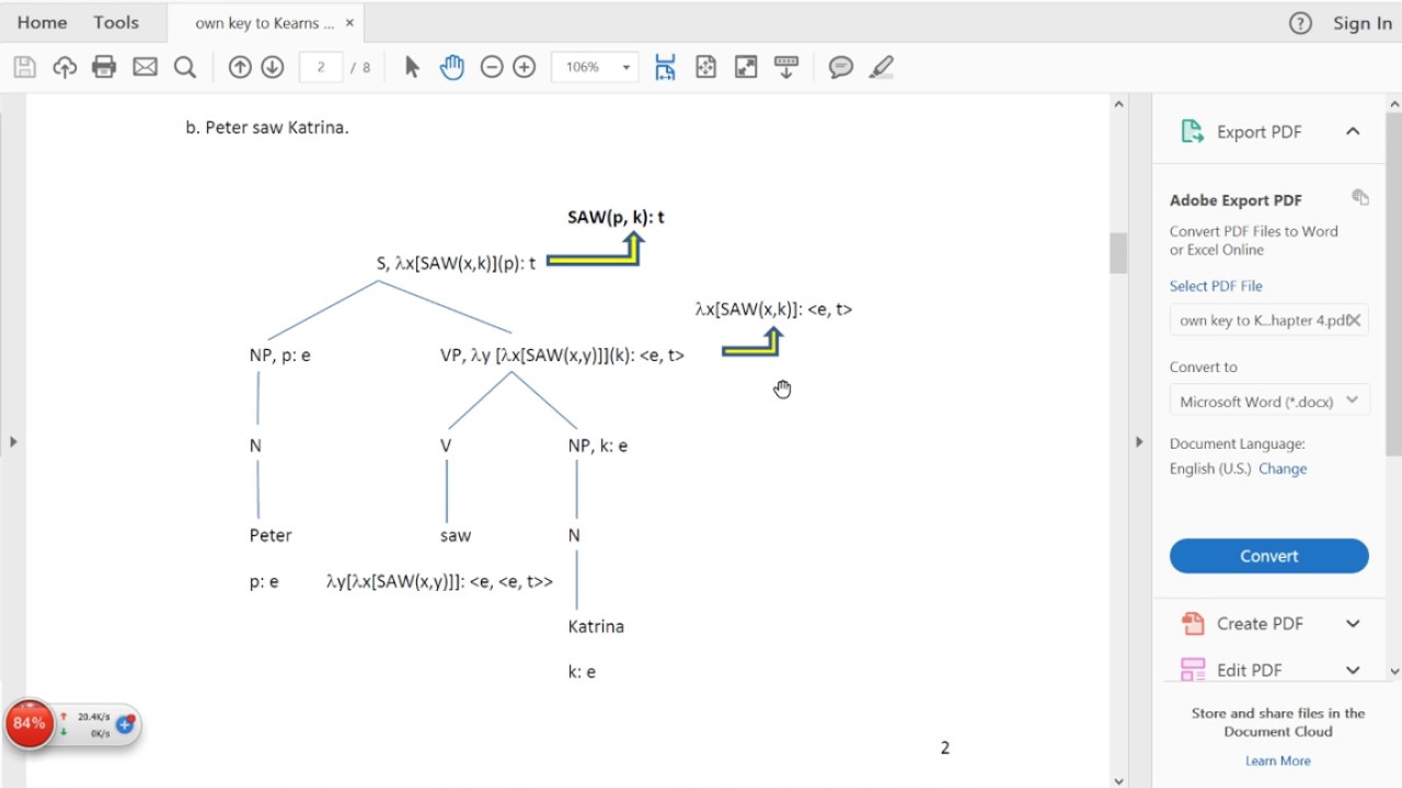 semantics   exercises session 1
