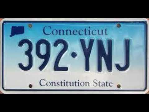 Connecticut License Plate
