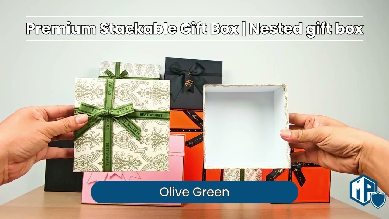 Ribbon Gift Box | Premium Lid & Base Box | Luxury Gift Packaging