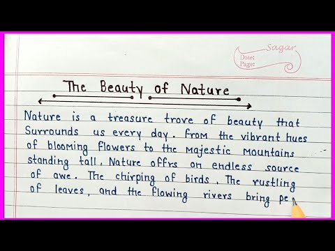 Essay on the beauty of nature।nature essay in english।beauty of nature essay in english