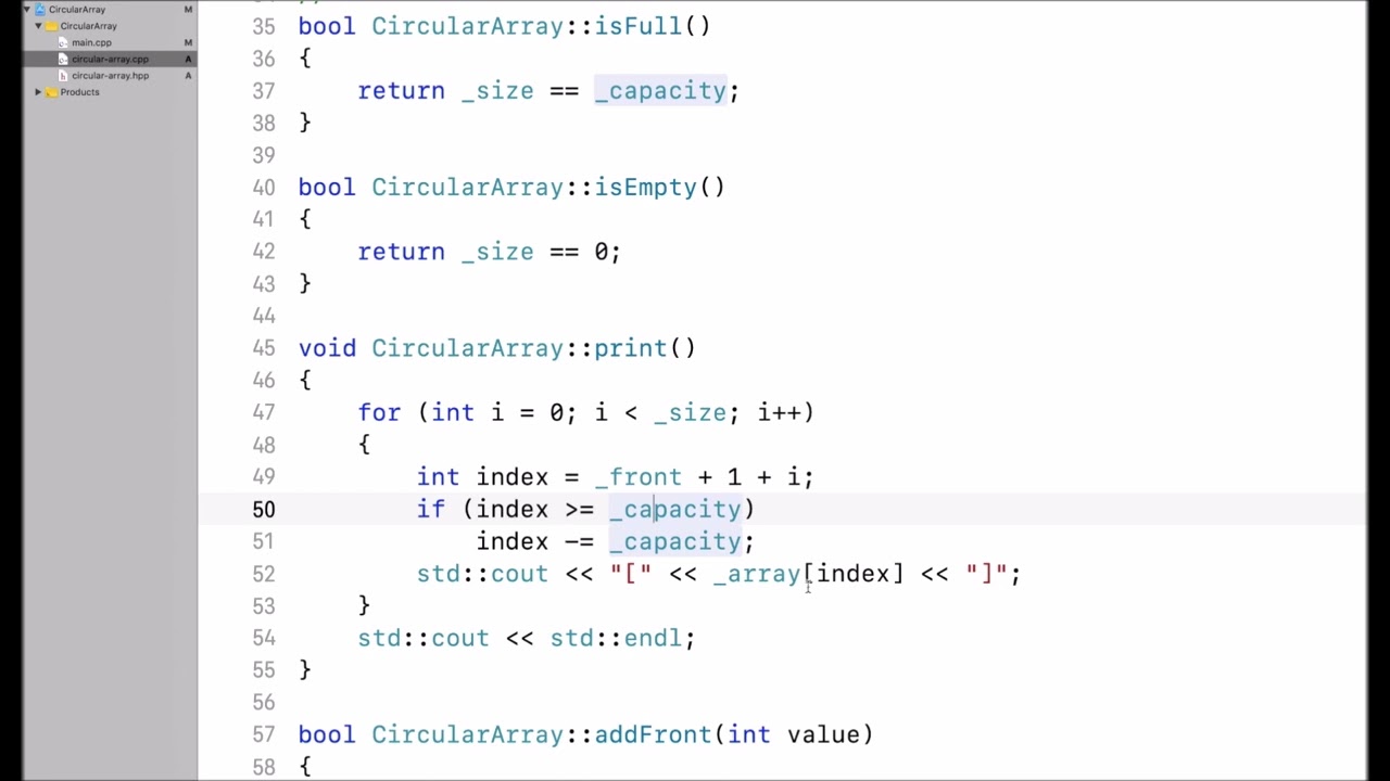 Data Structures: How to implement a Circular Array (ring buffer)?