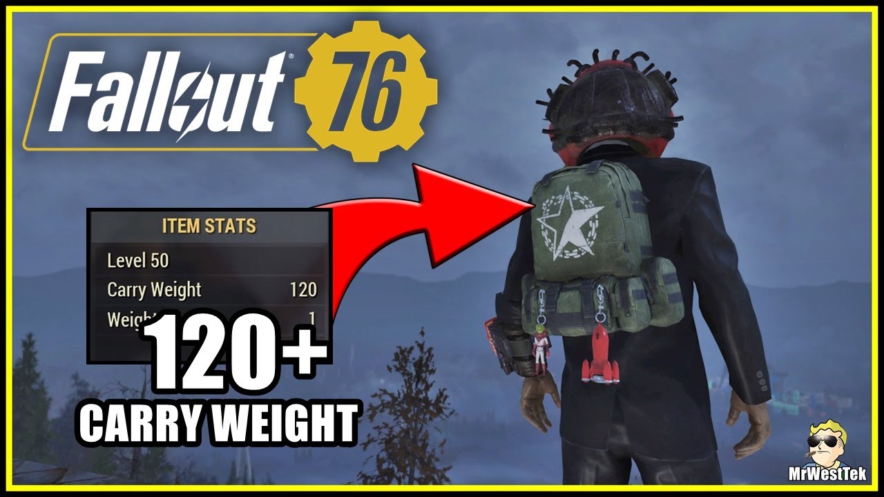 Easy Backpack Guide (120 Extra Carry Weight) - Fallout 76