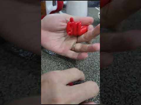 🗝️ Mini Extendable F U Keychain Middle Finger・ STL File for ・Cults