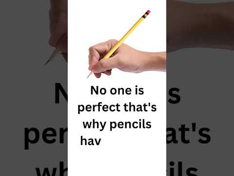 No one is perfect............ #pencil #erasers #reelinstagram