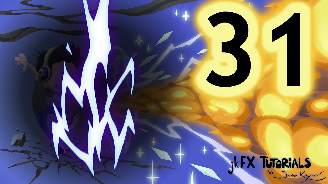 2D Animation Tutorial - Lightning Bolt - pt. 1