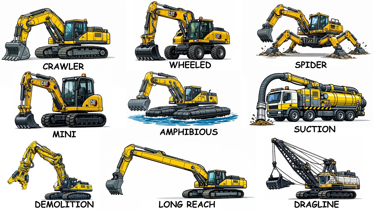 Every Excavator Type Explained