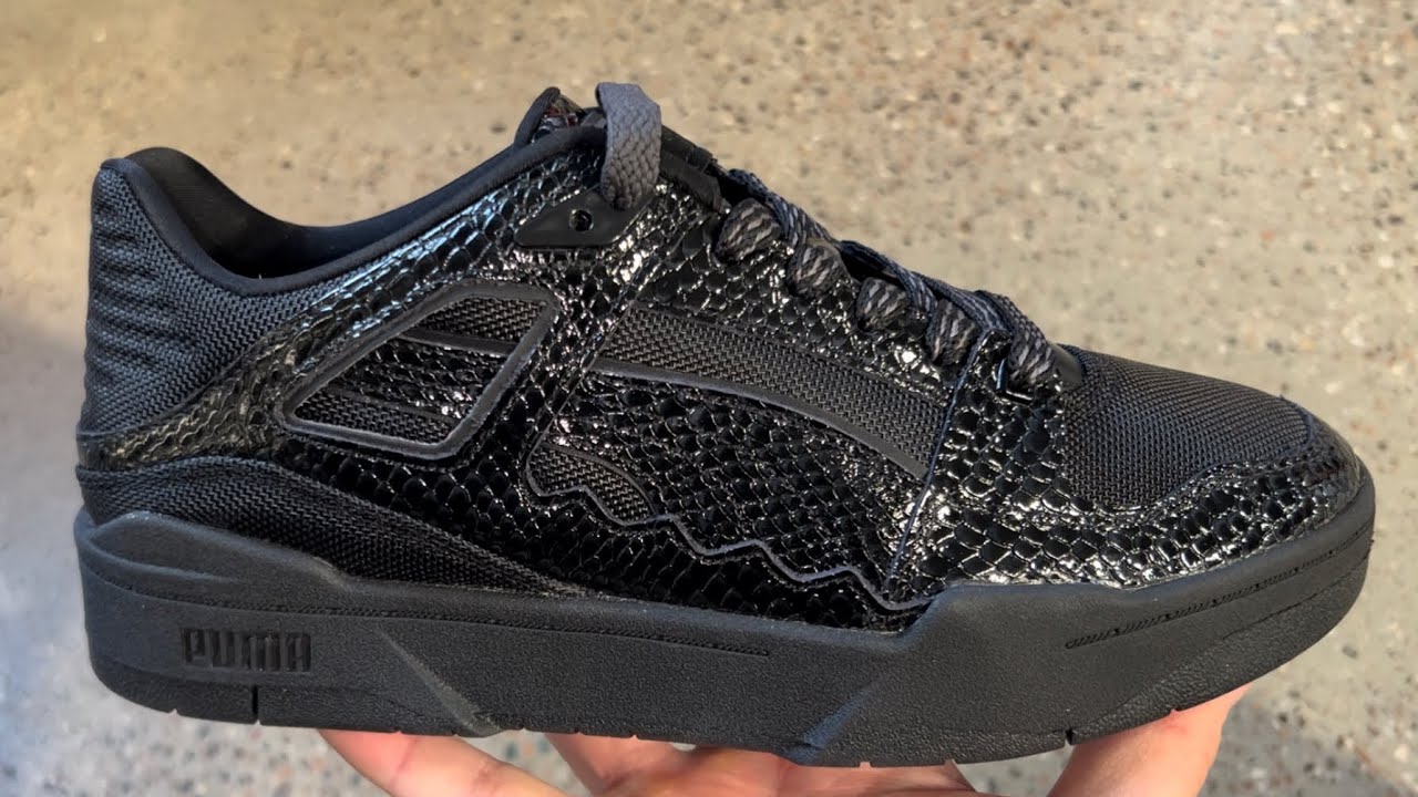 Puma Slipstream Jeff Staple Black Snakeskin Shoes
