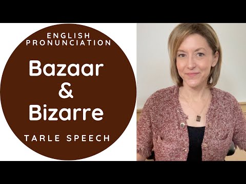 Learn to Pronounce BAZAAR & BIZARRE - American English Homophone Pronunciation Lesson #learnenglish