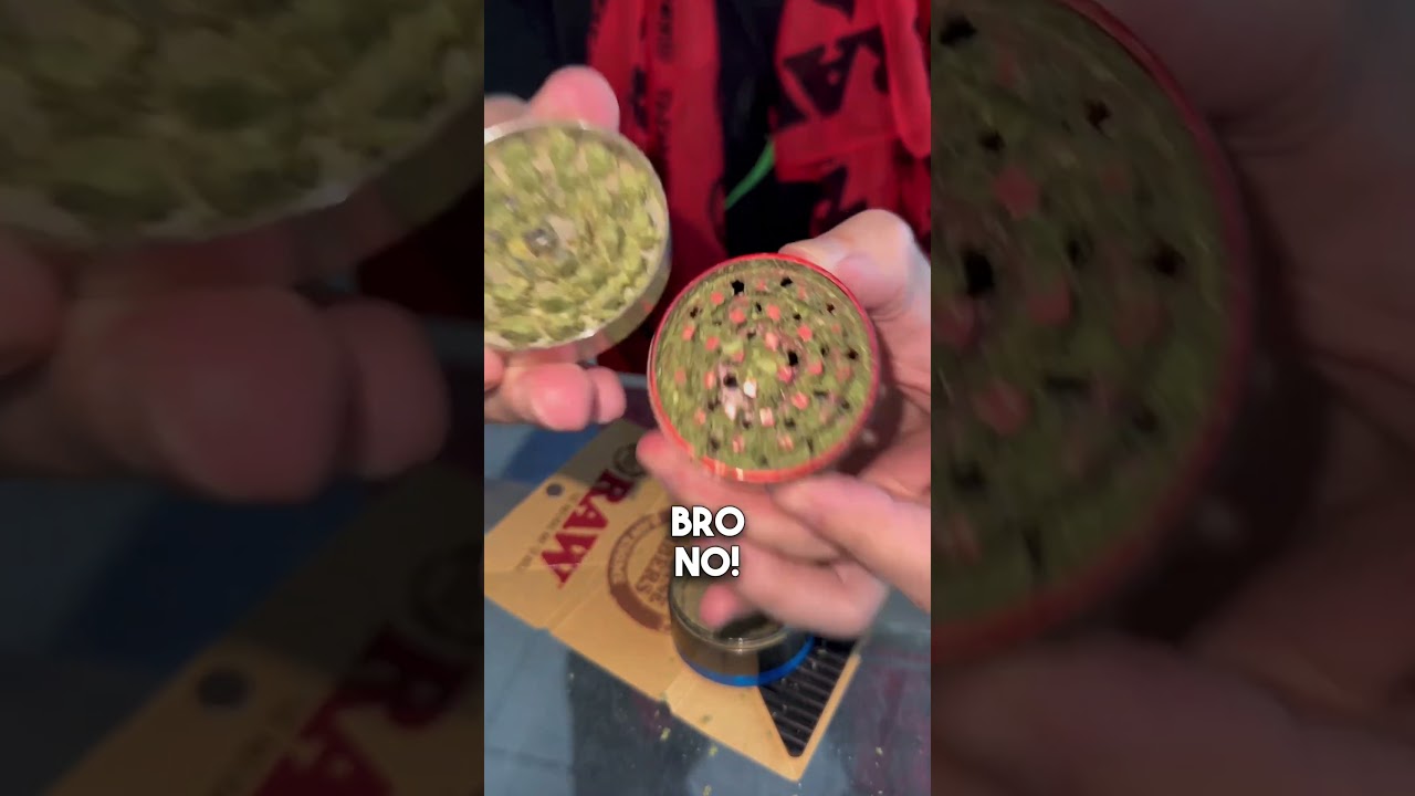 How to clean a STICKY grinder!