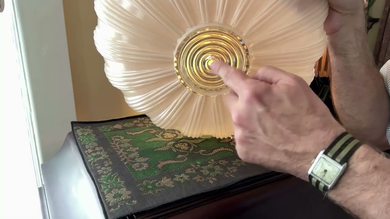Antique Glass Light Fixture Shades For Sale Now!
