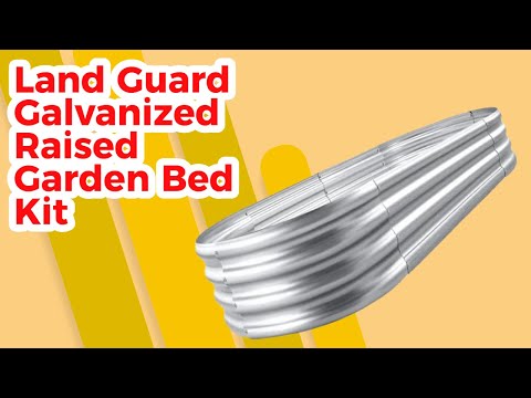 Land Guard Galvanized Raised Garden Bed Kit - Grow Your Own