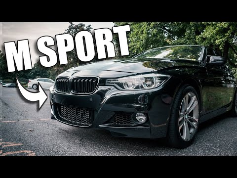 BMW F30 gets M SPORT front end CONVERSION! *insane transformation*