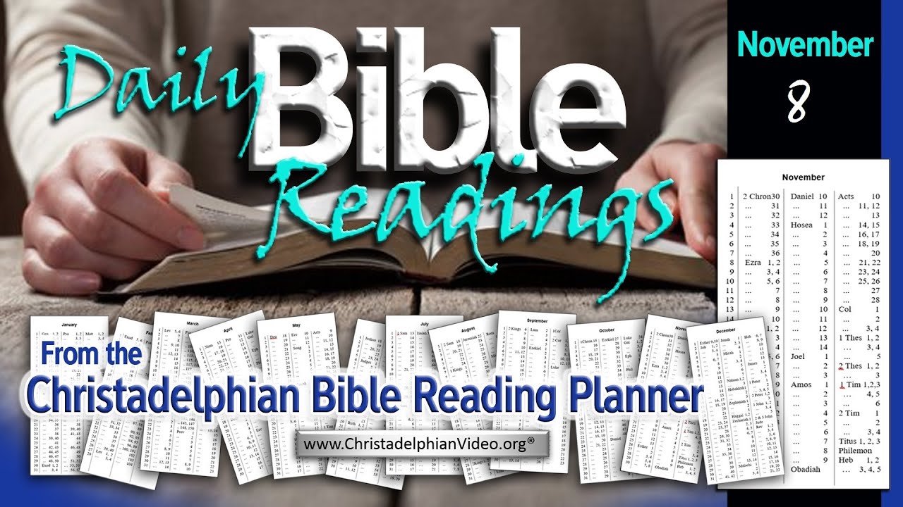 Daily Bible readings from the Christadelphian Reading plan 8th Nov, Ezra1 2, Hos 5,  Acts 21 22