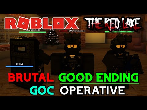 BRUTAL GOOD ENDING! GOC OPERATIVE UNLOCKED | Roblox The Red Lake #4