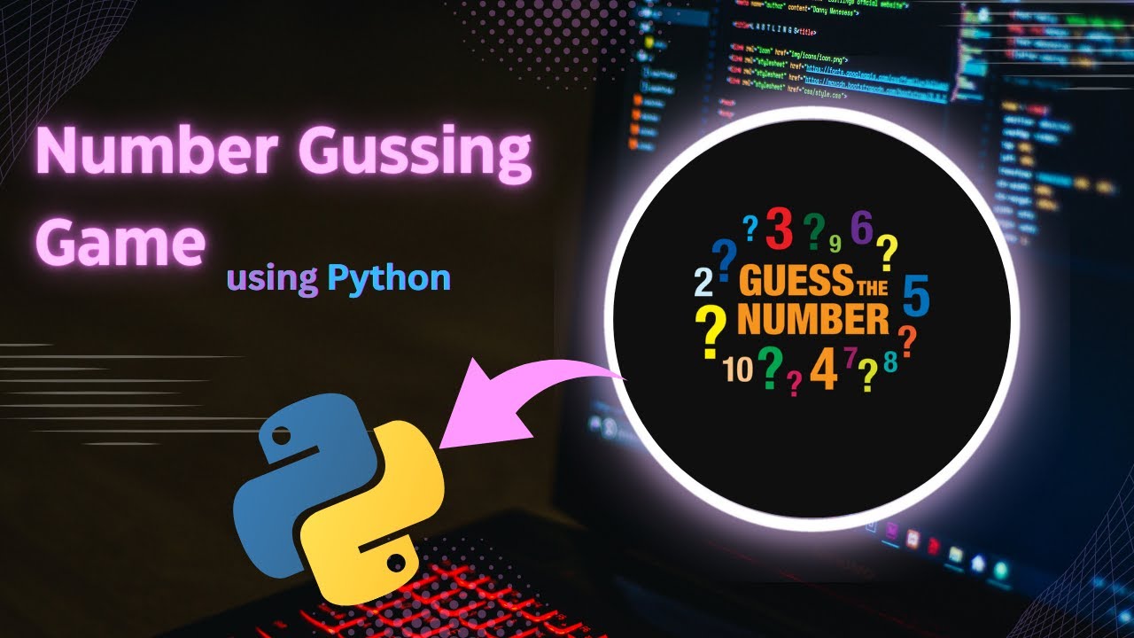 Number Guessing Game using Python | Python project