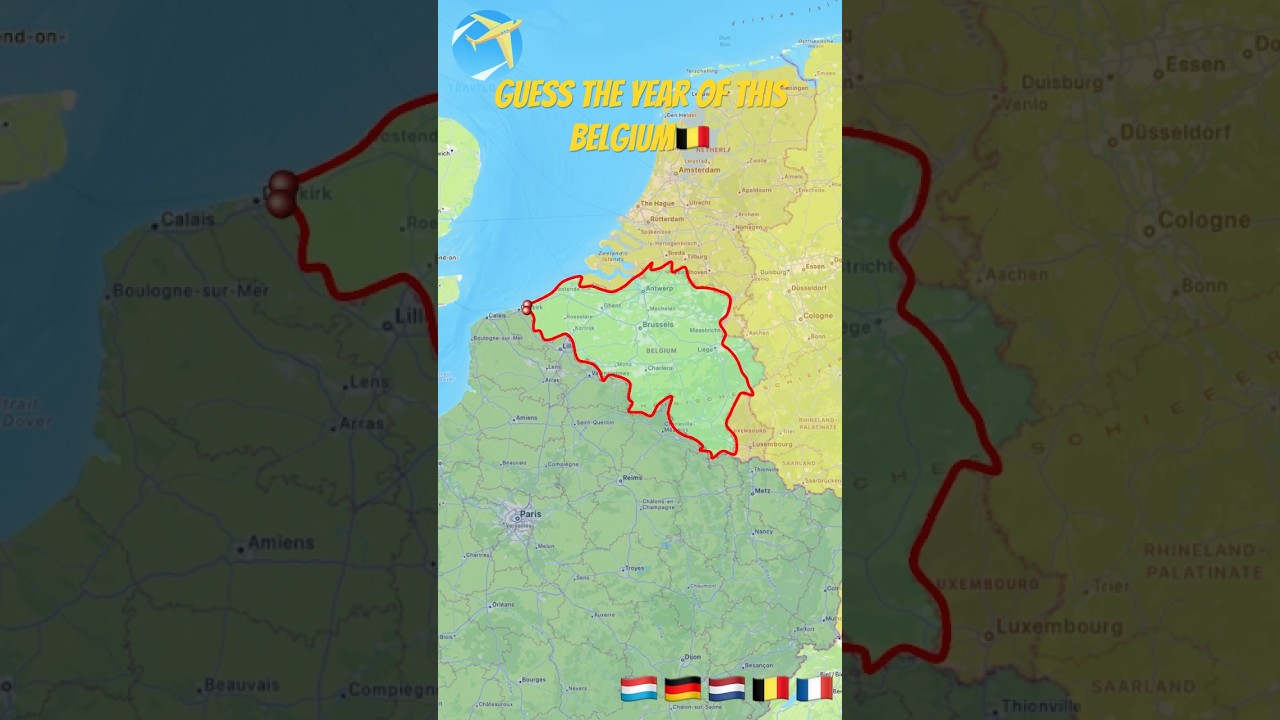 Guess the year of this Belgium #history #historymap #country #geography #map #europe #ww1