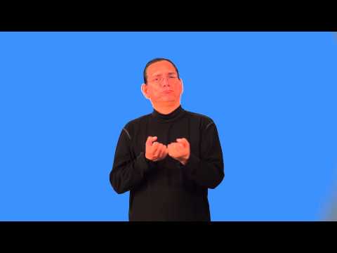 American Sign Language ASL Video Dictionary - well wisher